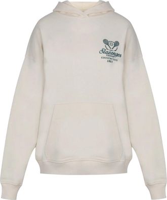 Slazenger Kapuzenpullover f&uuml;r Damen, &Uuml;berschnittene Schulter (Wei&szlig;)