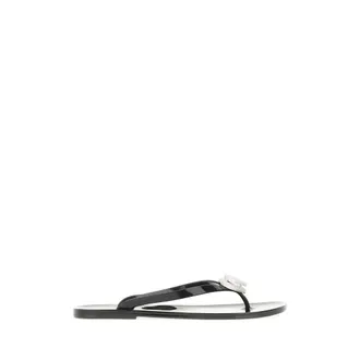 Mach & Mach Mach & Mach, Femme, Chaussures, Noir, Taille: 40 EU Nu-pieds &agrave; brides Double Coeur en Caoutchouc