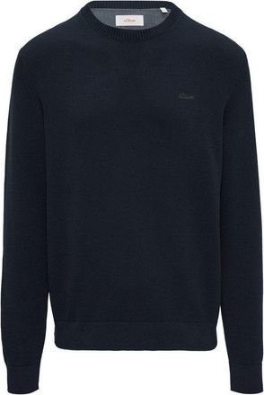 s.Oliver Rundhalspullover (1-tlg) langarm, Rundhals-Ausschnitt