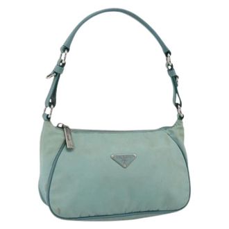 Prada Mini sac bandouli&egrave;re Pre-owned - Femme - Pre-owned - Bleu - Taille: ONE Size