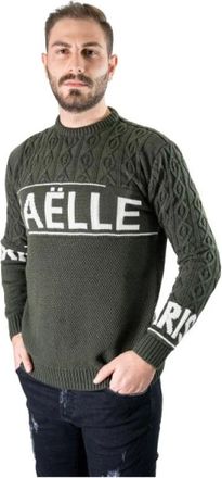 Ga&euml;lle Paris Maille col rond - Homme - Pulls - Vert - Taille: XL