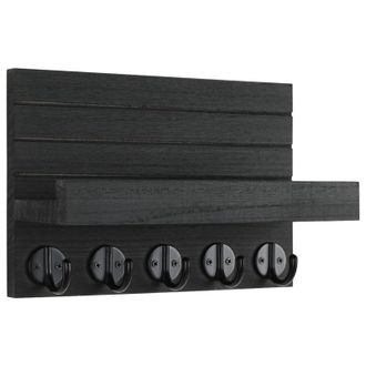 Generic Schl&uuml;sselhalter, Schl&uuml;sselanh&auml;nger an der Wand - Schl&uuml;sselkarrenregal aus Holz | Rustikaler Briefhalter, Wandhalter mit Regalen f&uuml;r Eingang und Eingan