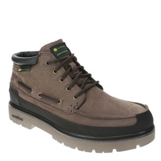 Skechers Herren Caldwell Cutler Stiefelette, Chocolate Leather/Synthetic, 42.5 EU