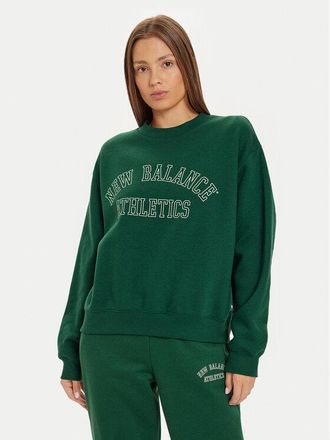 New Balance Sweatshirt WT43516 Gr&uuml;n Relaxed Fit