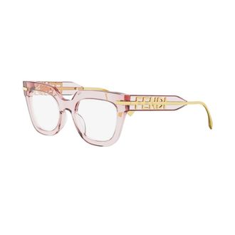 Fendi Fendigraphy Brille - - Accessories - Damen - Rosa - 50 MM