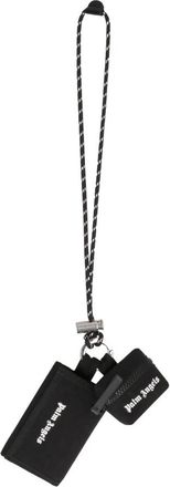 Palm Angels Homme, Sacs, Noir, Taille: ONE Size Logo Cardholder with Lanyard