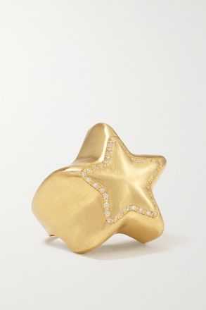 Lauren Rubinski Ring Aus 14 Karat Gold Mit Diamanten