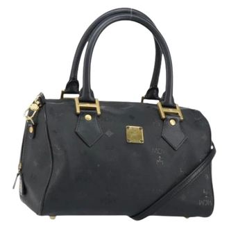 MCM Sac &agrave; main en plastique Pre-owned - Femme - Pre-owned - Noir - Taille: ONE Size