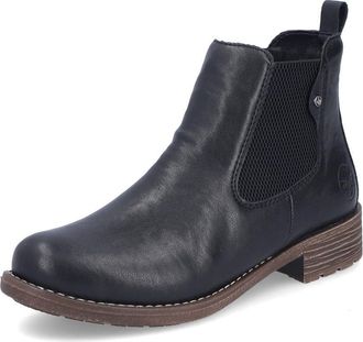Rieker Damen Klassische Stiefeletten 79450, Frauen Stiefeletten, lose Einlage,uebergangsschuhe,uebergangsstiefel,Boots,schwarz (00),40 EU / 6.5 UK