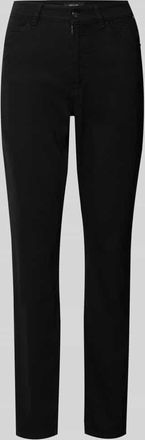 Marc Cain Skinny Fit Jeans aus elastischem Baumwoll-Mix mit Strasssteinen