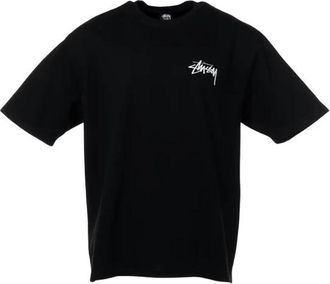 St&uuml;ssy Fuzzy Dice T-Shirt - - Tops - unisex - Schwarzk - S