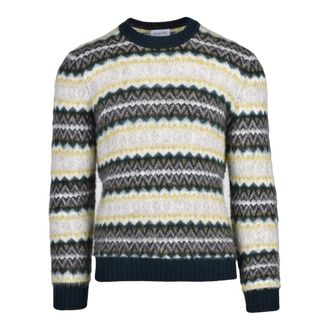 Scaglione Rundhals-Pullover - - Knitwear - Herren - Mehrfarbig - S
