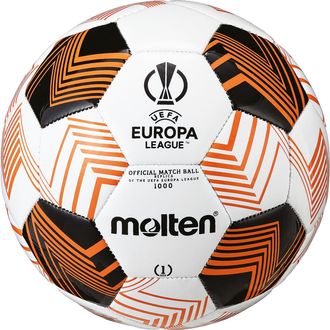Molten UEFA Europa League Mini-Fu&szlig;ball | Miniatur-Nachbildung des Offiziellen Matchballs I maschinell gen&auml;ht, weiche Au&szlig;enseite zum Spielen oder Souvenir, Or