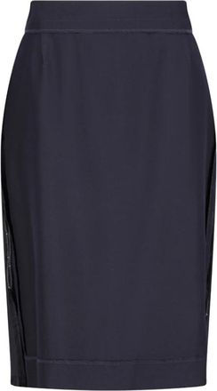 Maison Margiela Femme, Jupes, Bleu, Taille: 36 FR Midi Skirt