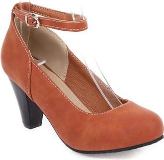 Generic Escarpins Femmes Bloc Talons Pumps Femme 2025 Sandales d&eacute;t&eacute; Confortables pour Mode Casual Bout Pointu Chaussures de soir&eacute;e Banquet, Mariage, Bureau