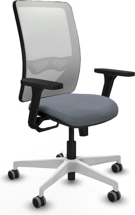 Piqueras y Crespo Drehstuhl mit Armlehnen Zulema, h&ouml;henverstellbare Lendenwirbelst&uuml;tze, ausgestattet mit 3 Positionen und Schneidschaum, mit Rollen von 65 mm, Parkett, 