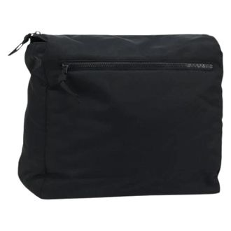 Bottega Veneta Pre-owned Nylon Clutch - - Pre-owned - Damen - Schwarzk - ONE SIZE