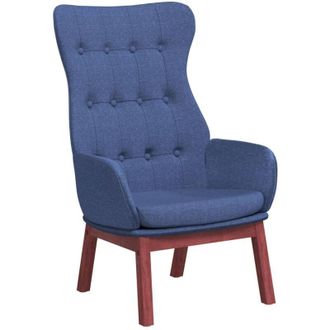 Nova Relaxsessel Blau Stoff vidaXL