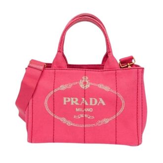 Prada Pre-owned Canapa Tote Bag - Femme - Pre-owned - Rose - Taille: ONE Size