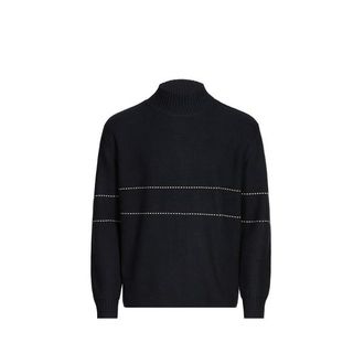 Emporio Armani Pull col montant en laine m&eacute;lang&eacute;e