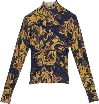 Versace Jeans Couture Pull Col Roul&eacute; - Noir