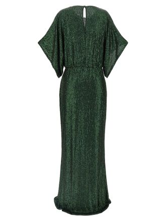 Norma Kamali Womens Bicolor Polyester Long Dress