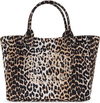 Ganni Femme, Sacs, Brun, Taille: ONE Size Sac Shopper &Eacute;paule Exceptionnel