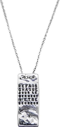 Serge Thoraval Sautoir Serment Fin Argent