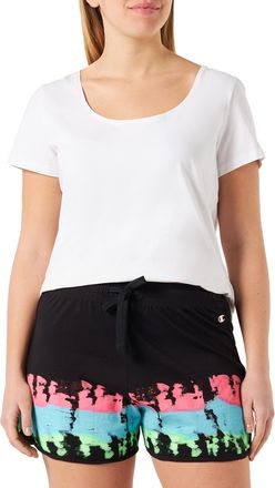 Champion Damen Legacy Color Ground C-Logo Regular Badehose, Nero, XS