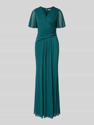 Christian Berg Cocktail Abendkleid mit V-Ausschnitt