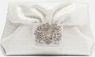 Roger Vivier Pochette Efflorescence Micro à sequins