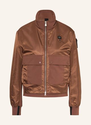 Blauer Blouson Carney braun