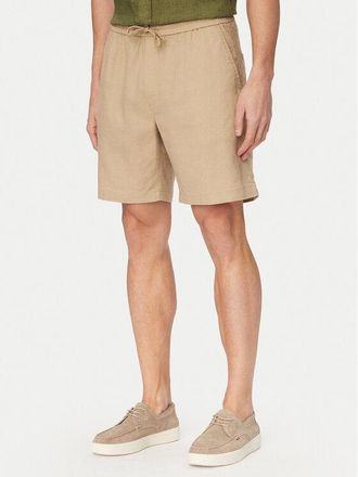 Tommy Hilfiger Stoffshorts Dover MW0MW44353 Khakifarben Regular Fit