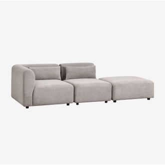 Sklum Sklum - 2-teiliges modulares Ecksofa mit Fogler-Hocker