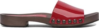 Miu Miu Sandalen aus Lackleder - Rot