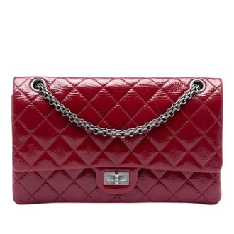 Chanel Pre-owned Cuir sacs-chanel - Femme - Pre-owned - Rouge - Taille: ONE Size
