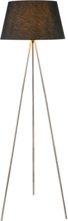 Globo Lighting Design Steh Leuchte Beleuchtung Textil Lampe Decken Fluter Lese Lampe kupfer schwarz Globo 24684c