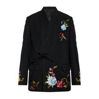 Kenzo Blazer avec broderies color&eacute;es - Femme - Vestes - Noir - Taille: 36 FR