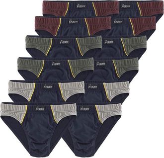 Le Jogger Herren Slips, marine, reine Baumwolle, 12er Pack (5)