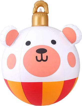 Generic Weihnachtskugel - Aufblasbare Weihnachtsdekoration, Urlaubsschmuck im Freien, 23 Zoll | Großer Yard Rasen Garten Veranda Patherway Eingangstür für Luf