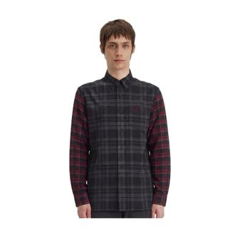 Fred Perry Chemise M9644 102 - Homme - Chemises - Multicolore - Taille: M