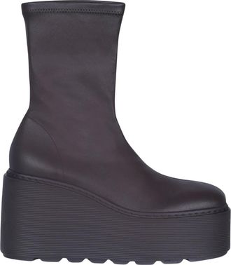 Vic Mati&eacute; Femme, Chaussures, Brun, Taille: 40 EU Bottine en cuir