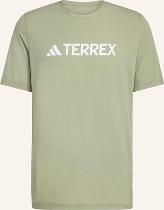 ADIDAS TERREX Adidas Terrex T-Shirt Terrex Multi Climacool Logo Tech gruen