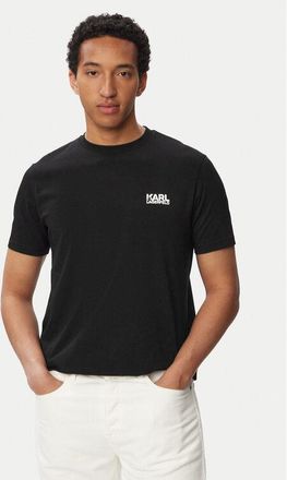 Karl Lagerfeld T-Shirt 755781 563235 Schwarz Regular Fit