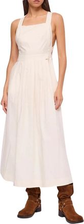 Gaud&igrave; Femme, Robes, Beige, Taille: 38 FR Robe Longuette