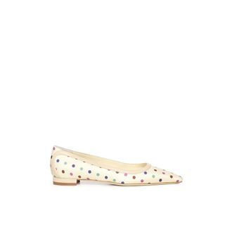 Manolo Blahnik Femme, Chaussures, Beige, Taille: 38 EU Ballerines