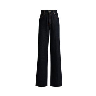 Kiton Denim Palazzo Hose - - Jeans - Damen - Blau - M