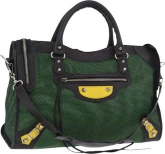 Balenciaga Sac &agrave; main vintage doccasion - Femme - Pre-owned - Vert - Taille: ONE Size