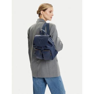 Pinko Rucksack PINKO Carrie Backpack PE 25-26 PLTT 104351 A29Q Dunkelblau