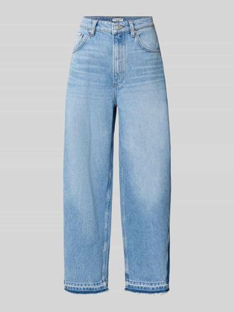 Marc O'Polo Denim Cropped Barrel Fit Jeans aus Baumwoll-Ananas-Mix